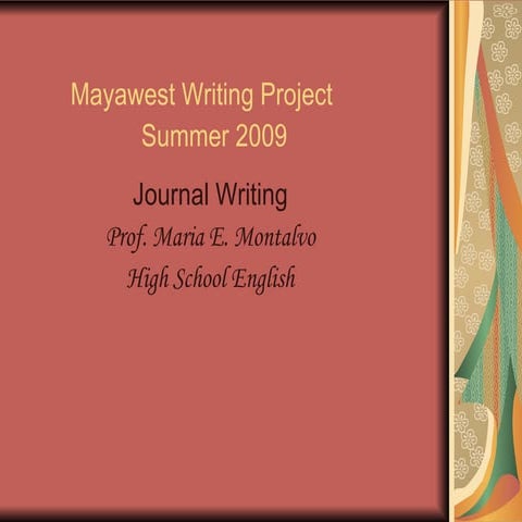 Journal Writing | PPT