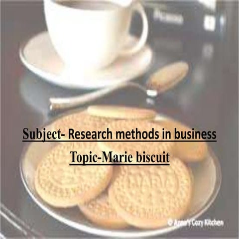Marie Biscuit ppt | PPTX