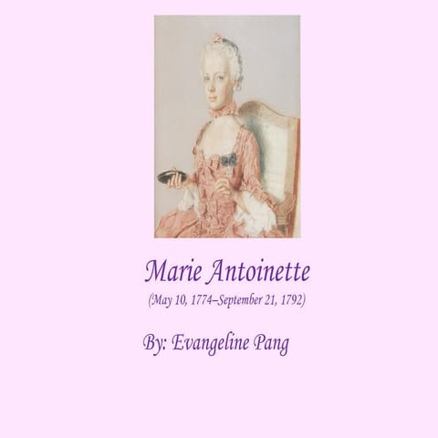 Marie Antoinette SIS | PPT