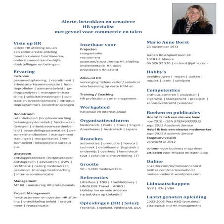 CV Rosanna Jhanjan | PDF