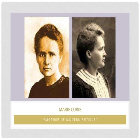 Marie curie | PPTX