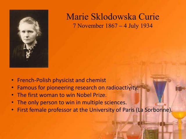 Marie Curie | PPTX