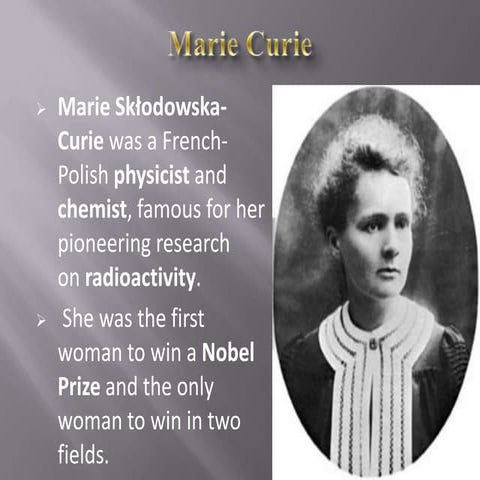 Marie Curie | PPTX