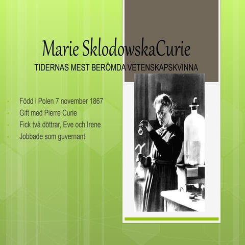Marie curie | PPT