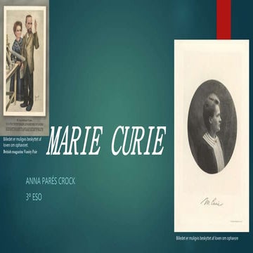 Marie curie | PPTX