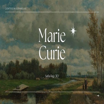 Presentación Marie Curie proyecto 100tifícate | PDF