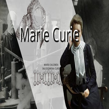 Slide show of Marie Curie for English Class | PPT
