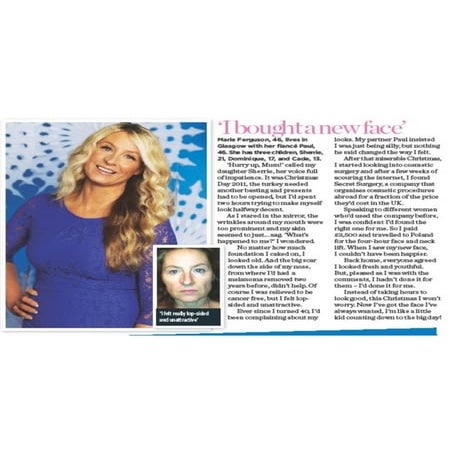 Sunday post secret surgery angela chouaib | PDF