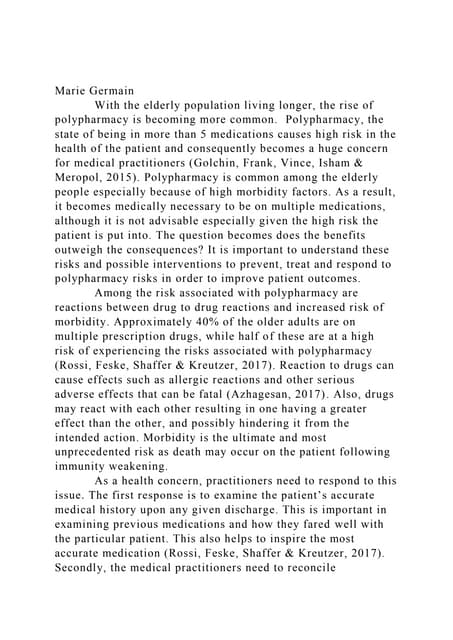 Polypharmacy | PPTX