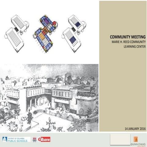 Marie Reed Community Meeting Presentation (January 14, 2016) | PDF
