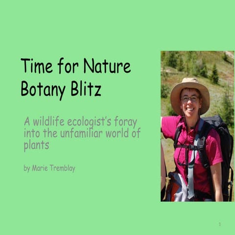 Marie’s time for nature | PPTX