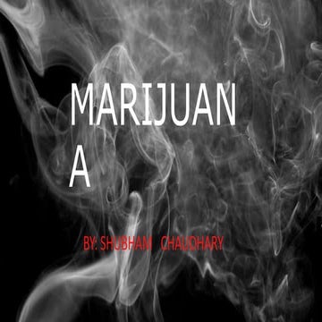 A PowerPoint presentation on Cannabis | PDF