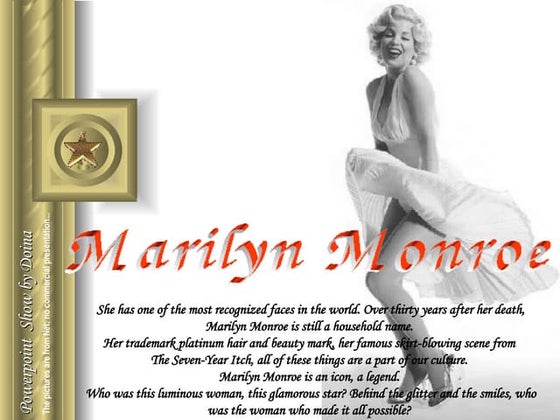 Marilyn Monroe | PPTX