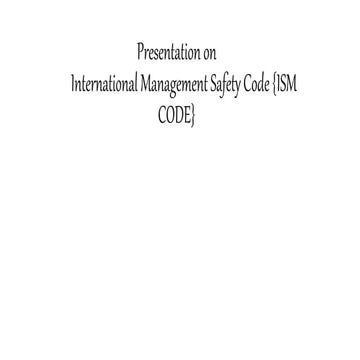 ISM CODE | PPTX