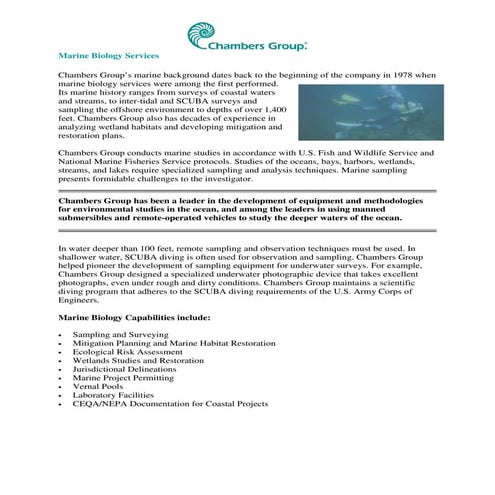 Marine Biology | PDF