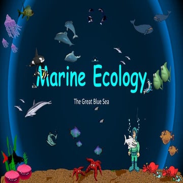 Marine ecology ppt | PPTX