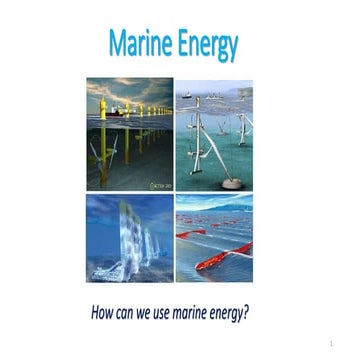 Marine energy | PPT