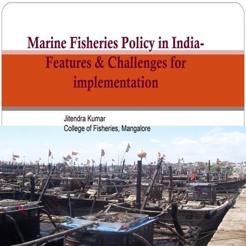 Marine fishing policy | PPT