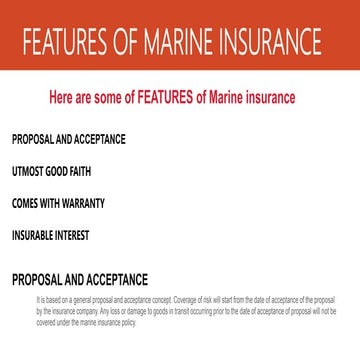 Marine insurance | PPTX