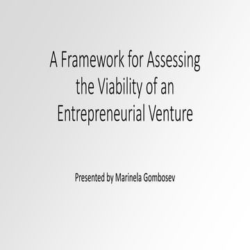 Planning for a venture | PDF