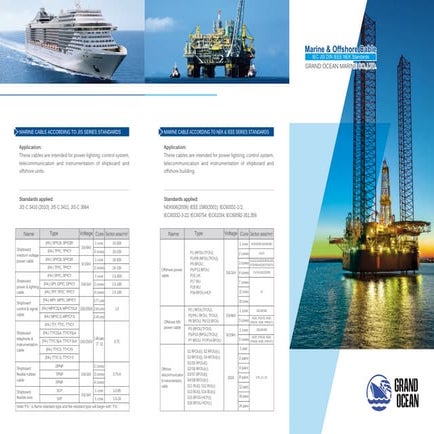 Marine offshore cable brochure | PDF