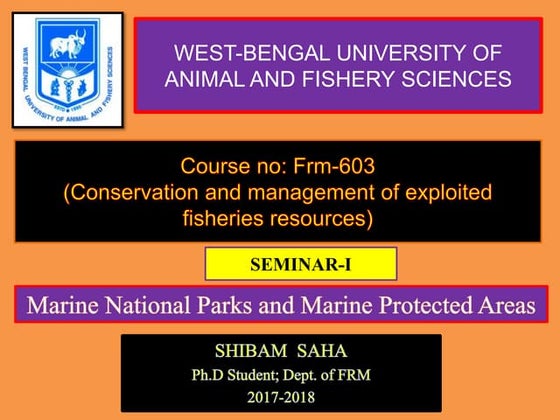 MARINE PROTECTED AREA | PPT