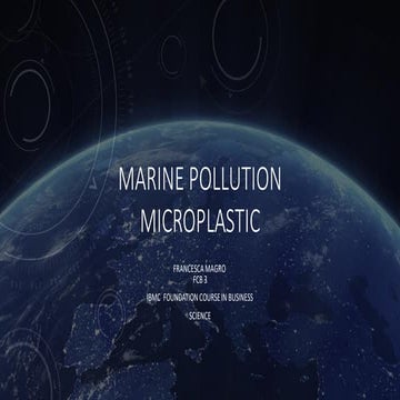 Marine pollution | PDF