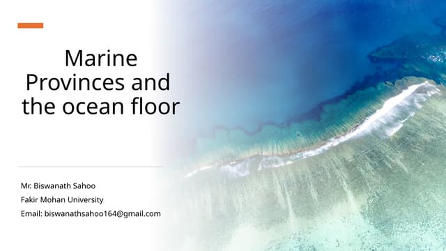 How to make an ocean floor model | PPTX