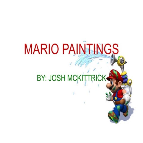Mario Paintings | PPT