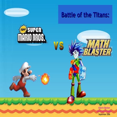 Battle of the Titans: Super Mario Bros. Vs Math Blaster | PPS