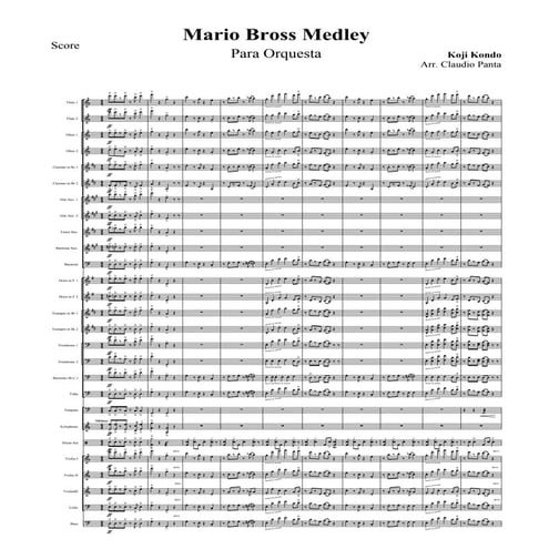 Mario Bros Orchestra - Director's Score | PDF