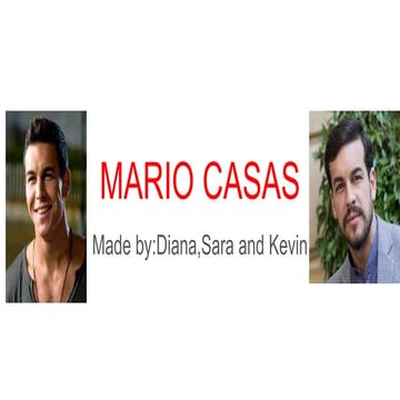 Mario casas | PPTX