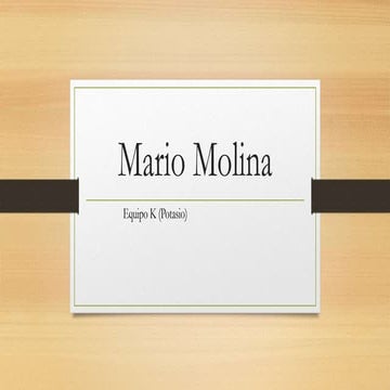 Mario molina | PPTX