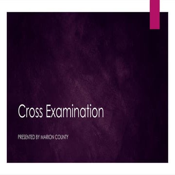 Debate Cross Examination | PDF