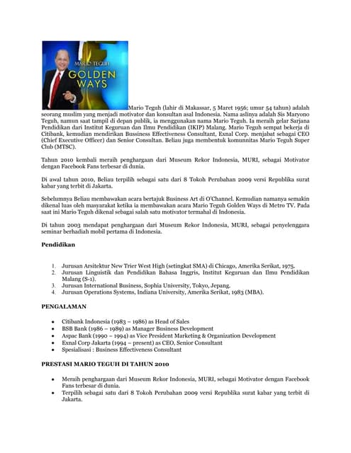 CONTOH BIODATA PENULIS DAN MOTTO DALAM SKRIPSI | DOCX