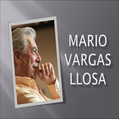 Presentacion Mario Vargas Llosa | PPTX