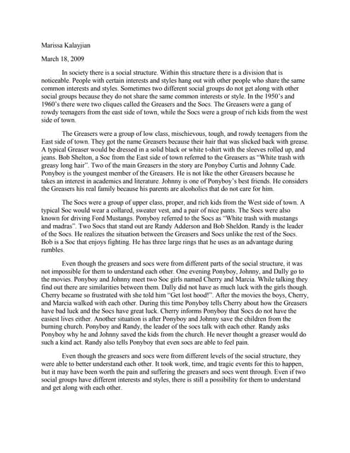 The outsiders lis5340 | PPTX