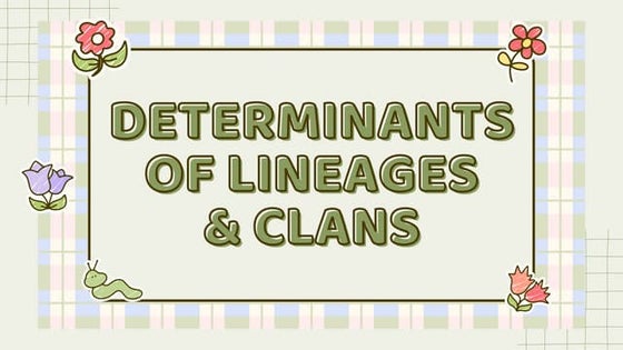 determinants of bilateral descent groups | PPT
