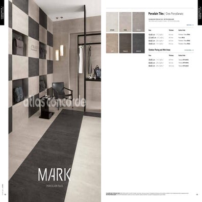 MARK ceramic tile catalog for architects | PDF