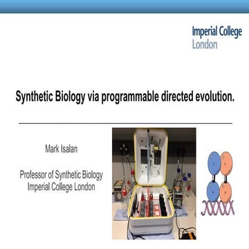 Synthetic Biology Via Programmable Directed Evolution Pdf Programming Languages Computing