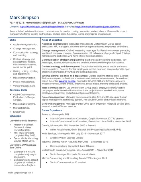 Erica Prush - Resume | PDF