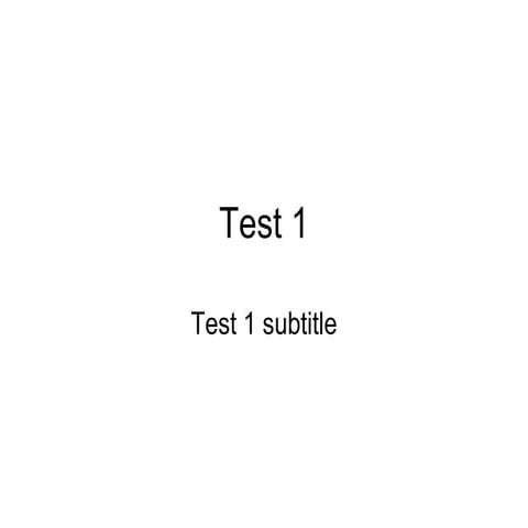 mark test | PPT