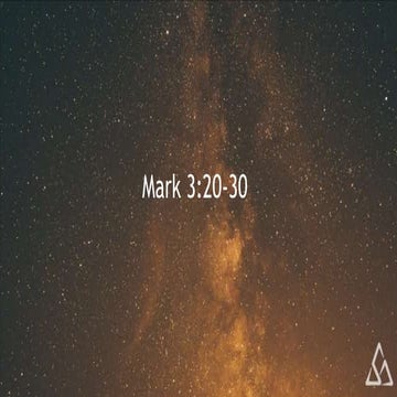 Surveying the Son of God: Mark 3:20-30 | PPTX