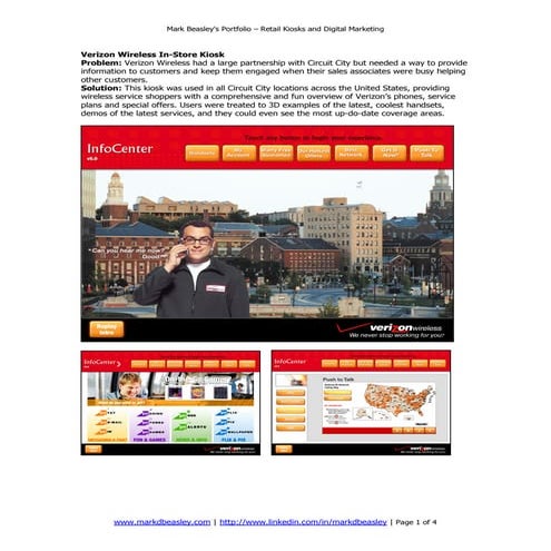 Mark Beasley Kiosks Digital Signage | PDF