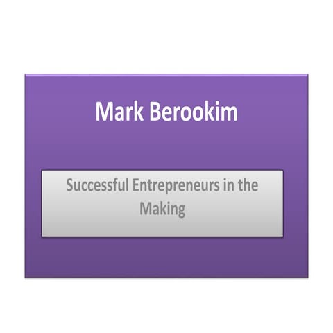 Mark berookim | PPT