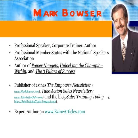 Markbowser presentations