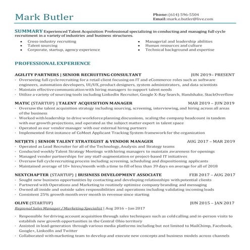 Mark Butler resume | DOCX