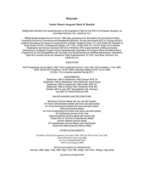 Theisen Military Bio