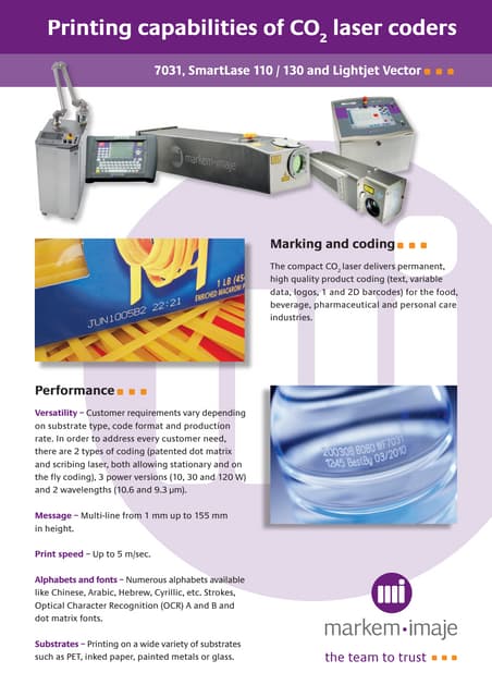 Hitachi - High Speed industrial inkjet printer | PDF | Computer Peripherals | Computing