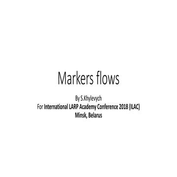 Markers flows | PPT